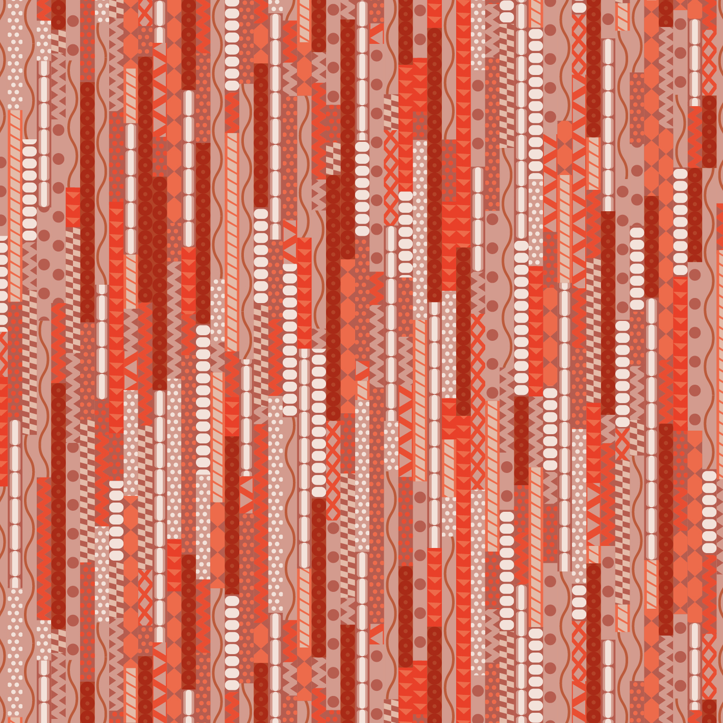 Dresss Up Marjet, print curtain fabric by | Muurbloem.com